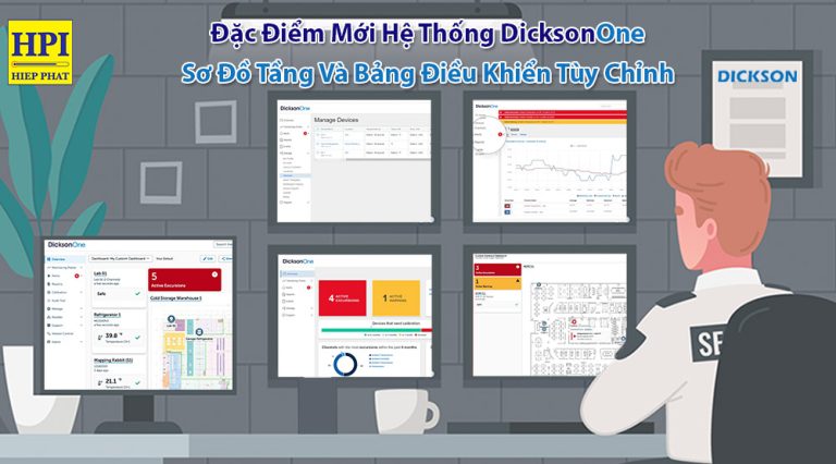 Đặc Điểm Mới Hệ Thống DicksonOne: Sơ Đồ Tầng Và Bảng Điều Khiển Tùy Chỉnh