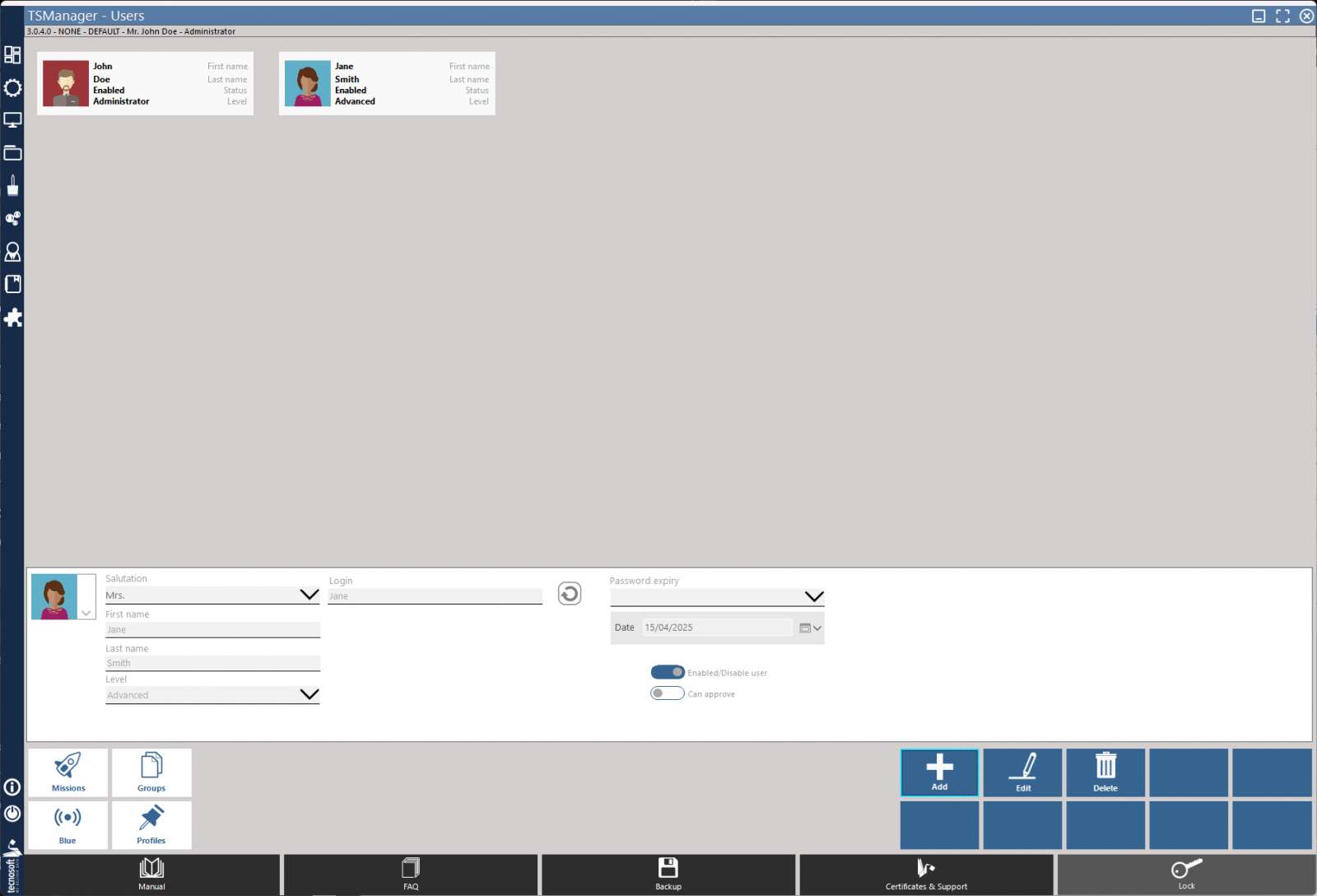 Phần Mềm Tuân Thủ FDA 21 CFR Part 11 Tecnosoft – TS Manager 3